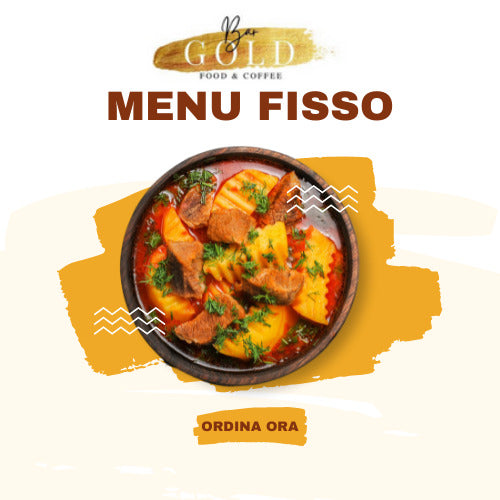 MENU FISSO – Gold Bar